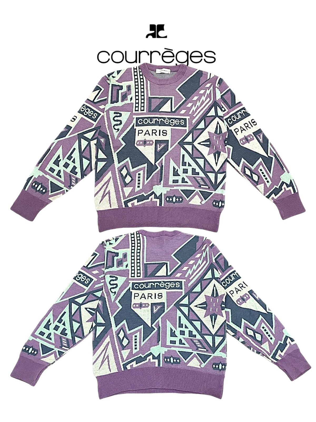 Andre Courreges × Courreges × Designer Courreges Paris Homme Fullprint ...