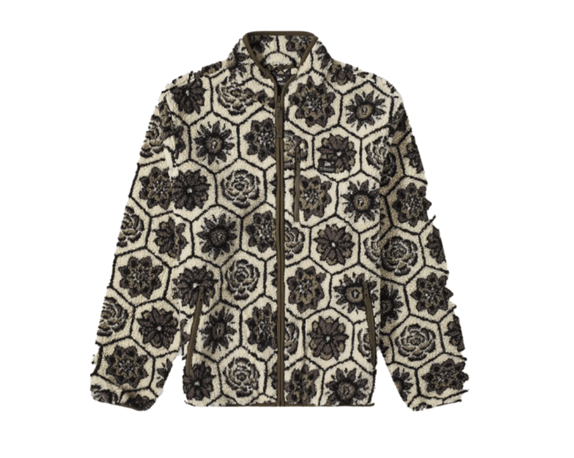 Patta Patta Wall Flower Fleece Jacket Birch • M | Grailed