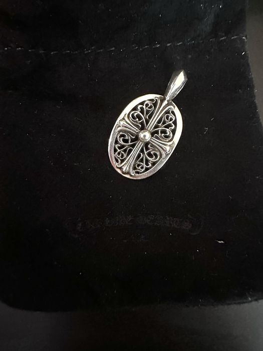 Chrome Hearts Chrome Hearts Classic Oval Cross Pendant | Grailed