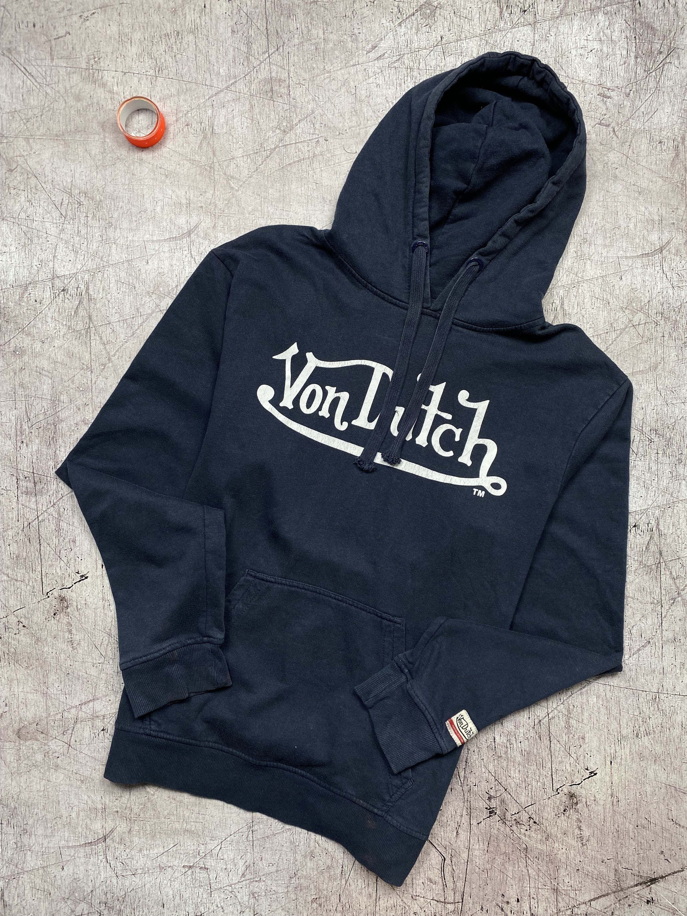 Vintage Von Dutch Vintage Big Logo Hoodie | Grailed