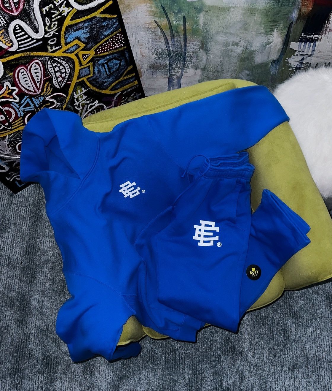 Eric Emanuel EE LOGO SWEATSUIT | Grailed