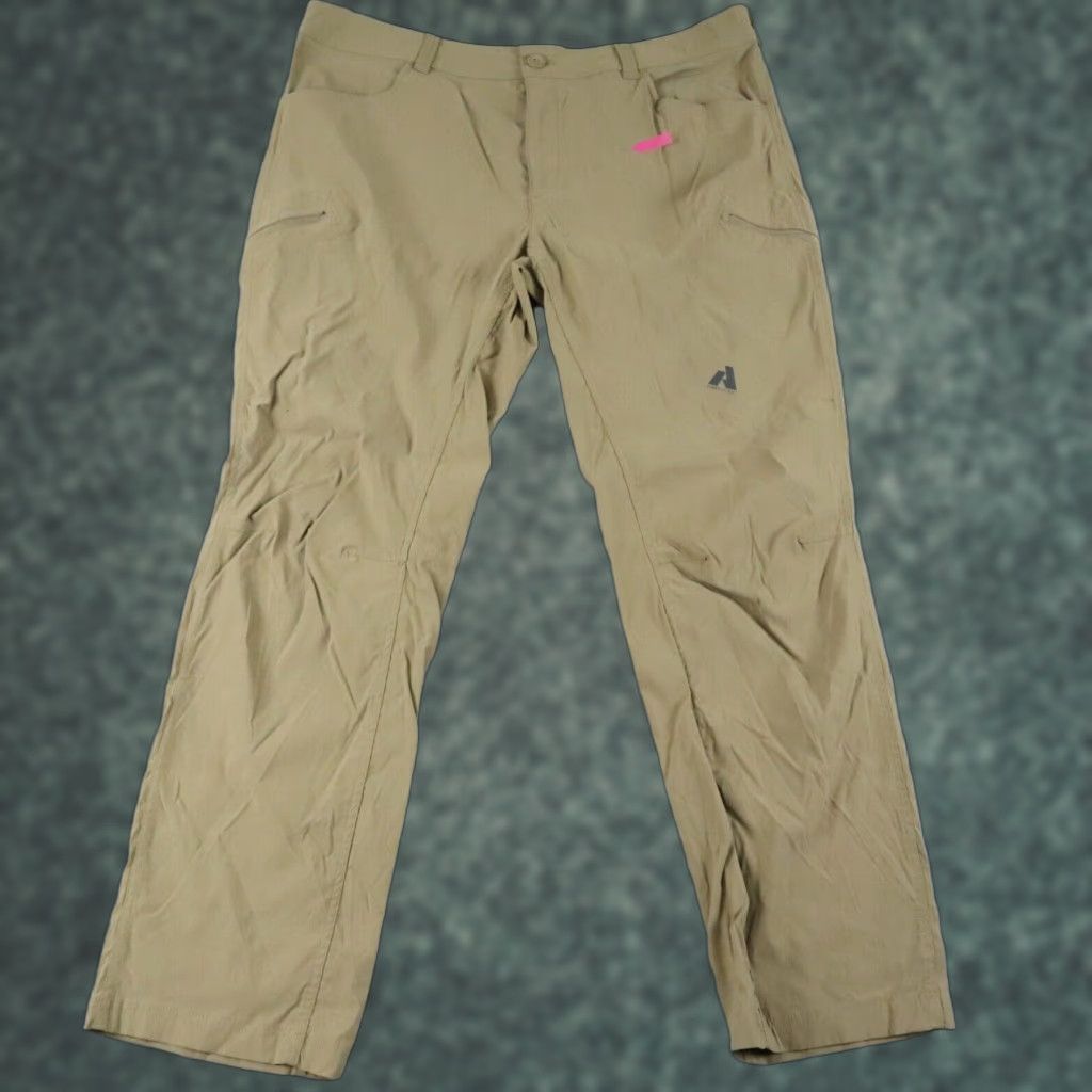 Eddie Bauer Eddie Bauer First Ascent Cargo Pants Mens 40x32 Tan Nylon ...