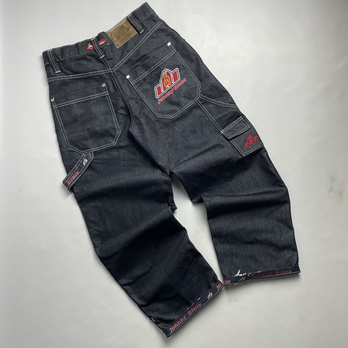Fubu × Jnco × Southpole Jhonny Blaze 90s Vintage Denim Baggy Rap Jeans ...