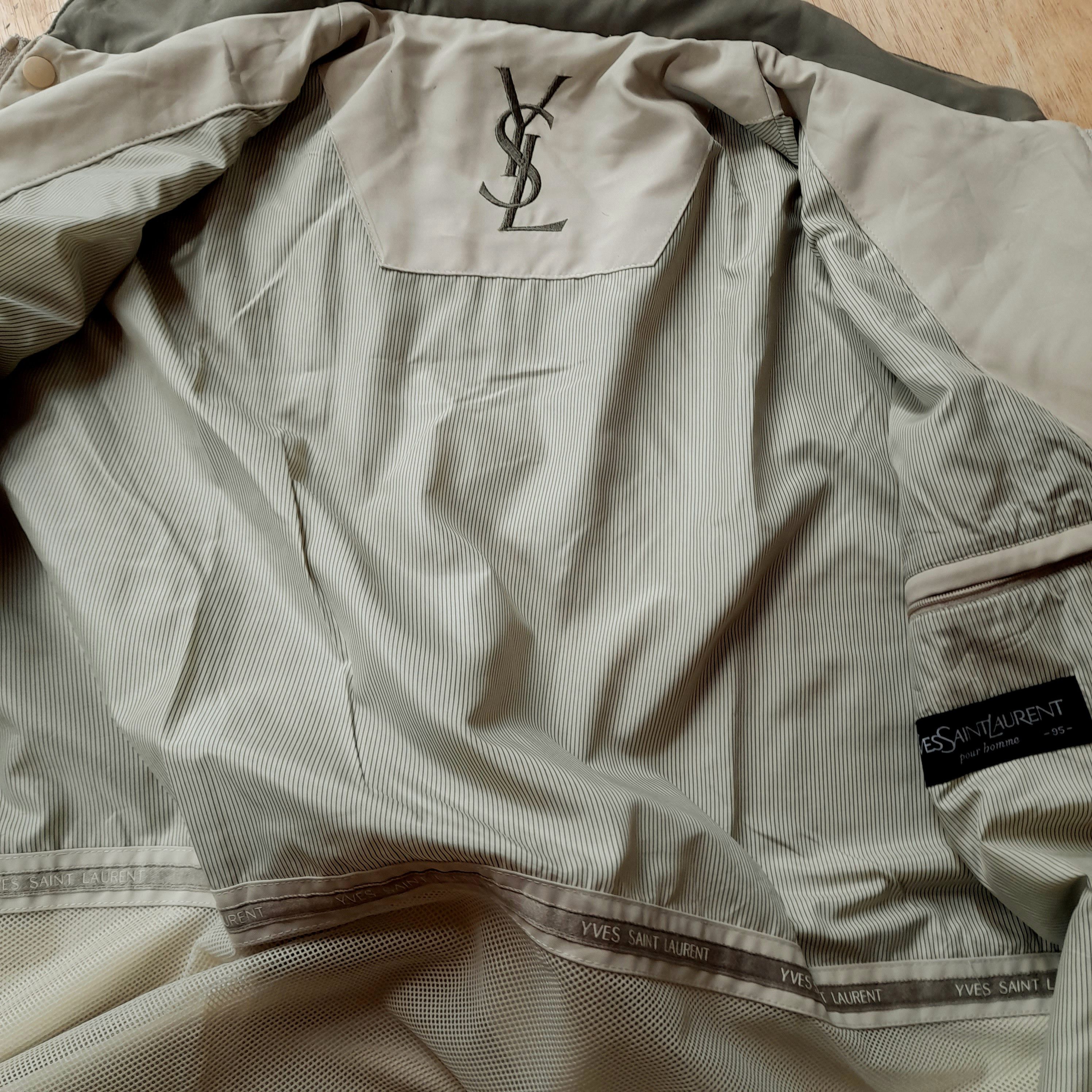 Vintage 💥BIG LOGO💥 yves Saint laurent jacket x ysl jacket | Grailed