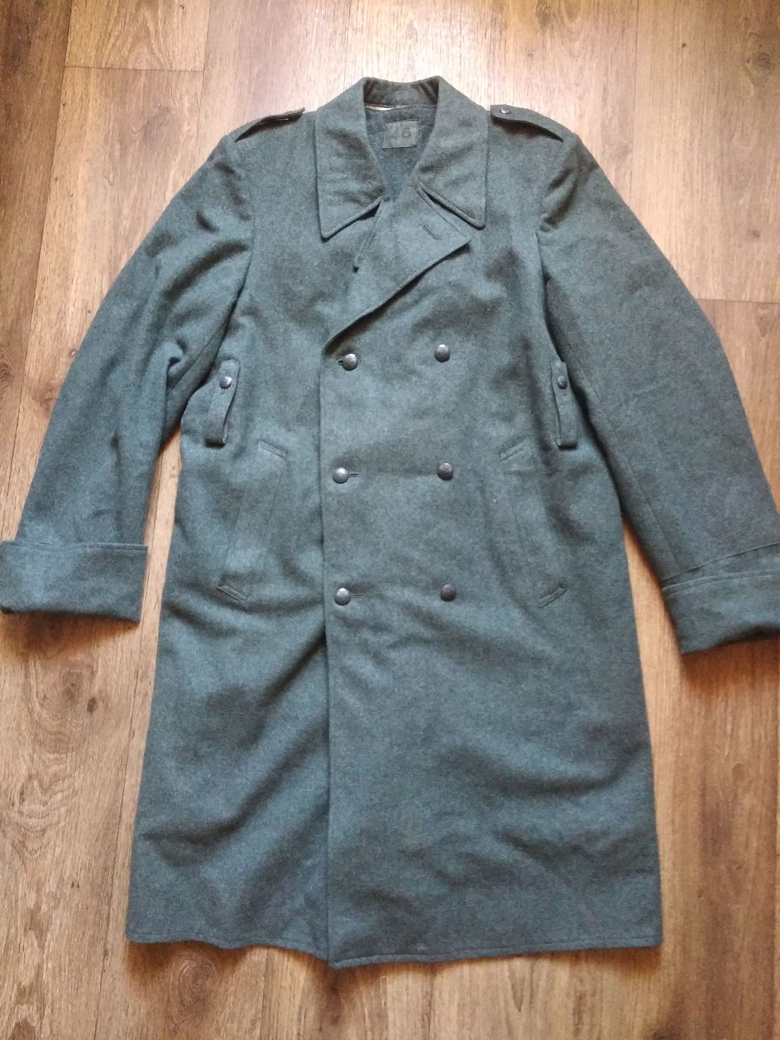 Vintage Vintage 1973s Wool Swiss Army overcoat | Grailed