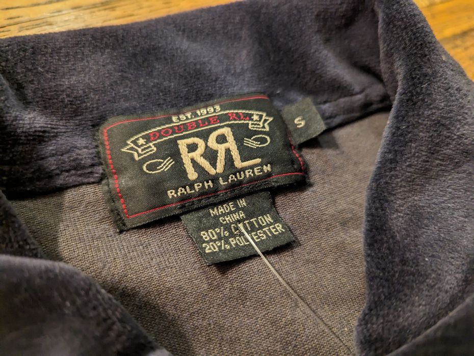 RRL Ralph Lauren "RRL" monogrammed polo | Grailed