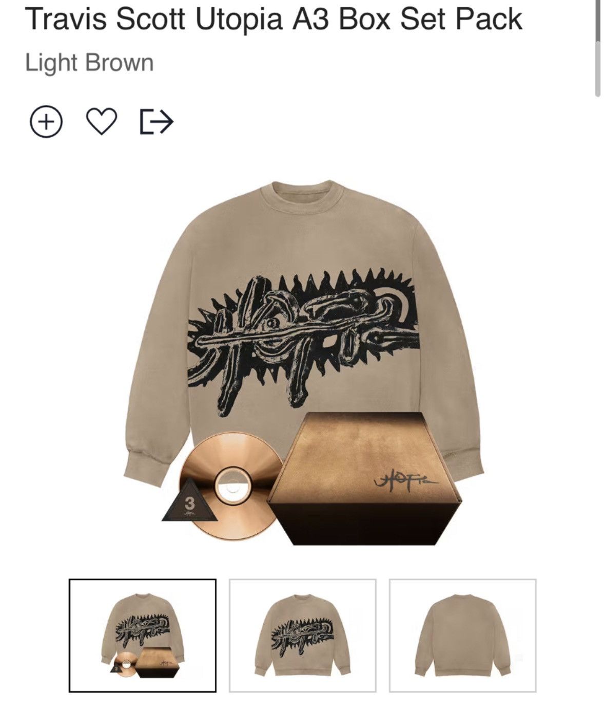 Travis Scott BNIB unopened Topia pack a3 size M | Grailed