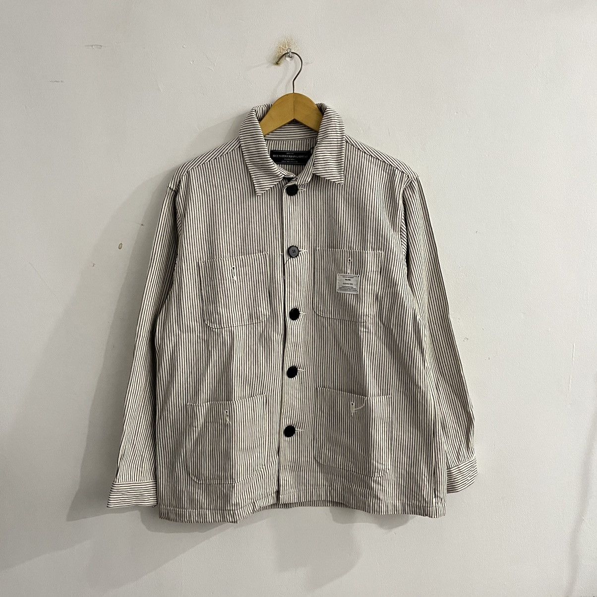 Japanese Brand Urban Garment Striped Chore Button Up | Grailed