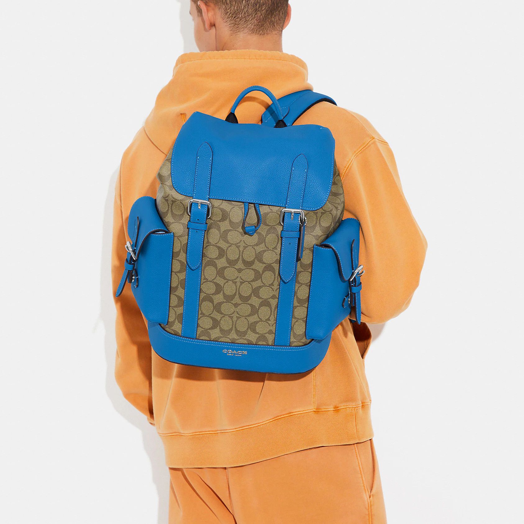Coach Men’s Hudson Backpack In Colorblock Signature Canvas CJ493 | Grailed