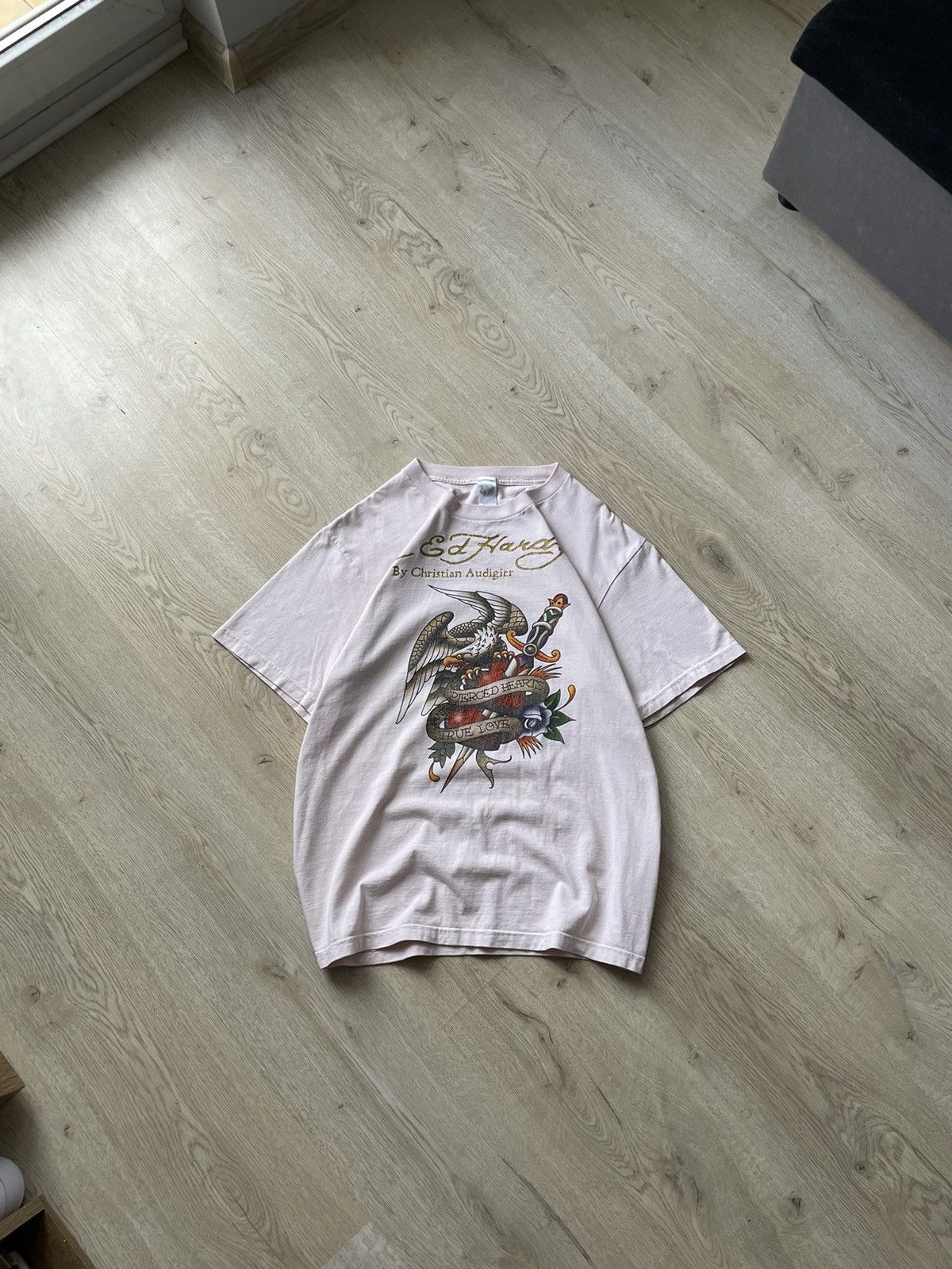 Ed Hardy × Streetwear × Vintage Ed Hardy vintage T shirt skulls heart ...