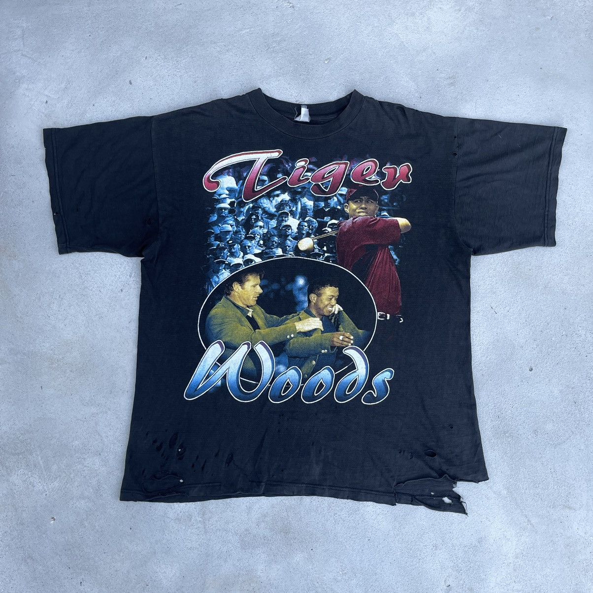 Rap Tees × Tiger Woods × Vintage Vintage 90’s Raptee Tiger Woods | Grailed