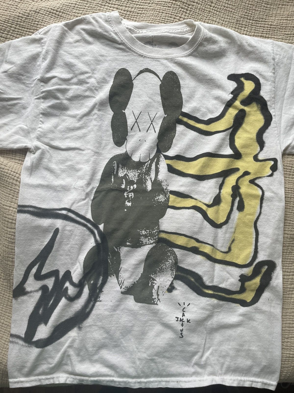 Travis Scott Kaws x Cactus Jack x Fragment tee | Grailed