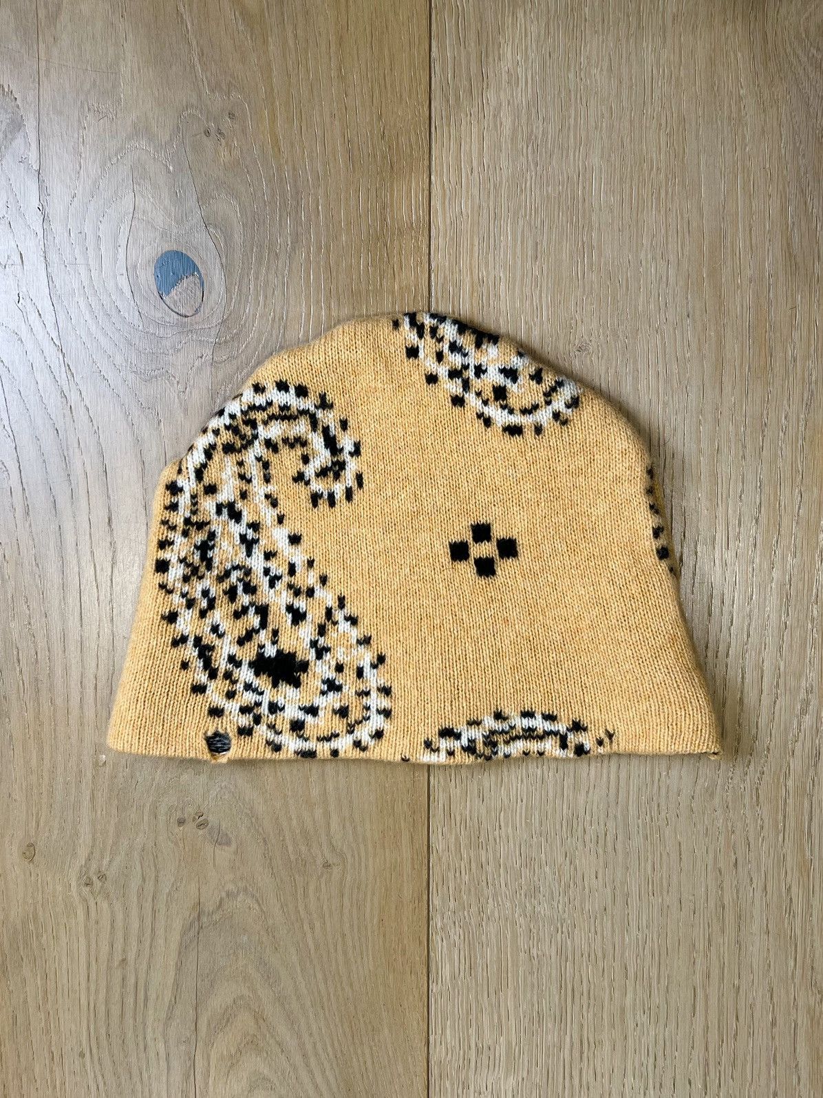 Raf Simons Raf Simons AW04 Paisley Beanie | Grailed