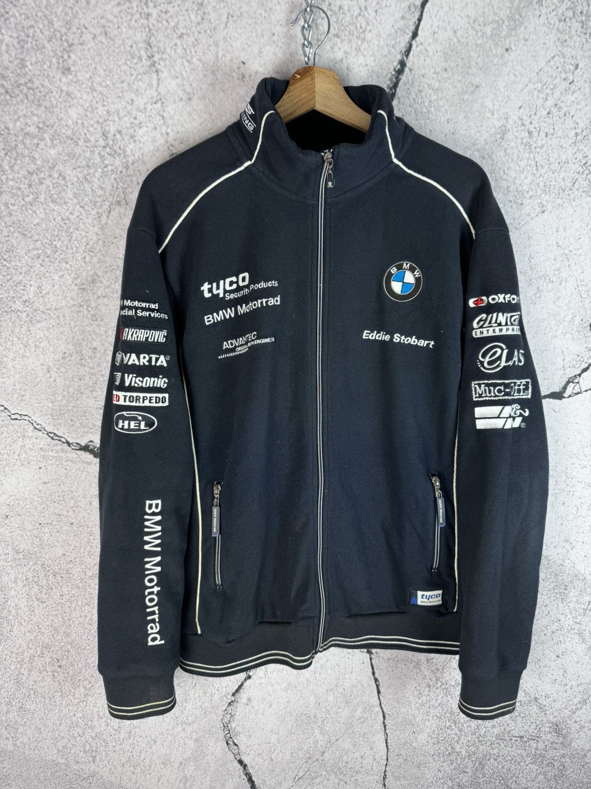 BMW × NASCAR × Racing BMW Racing Fleece Jacket Tyco Motorrad F1 | Grailed