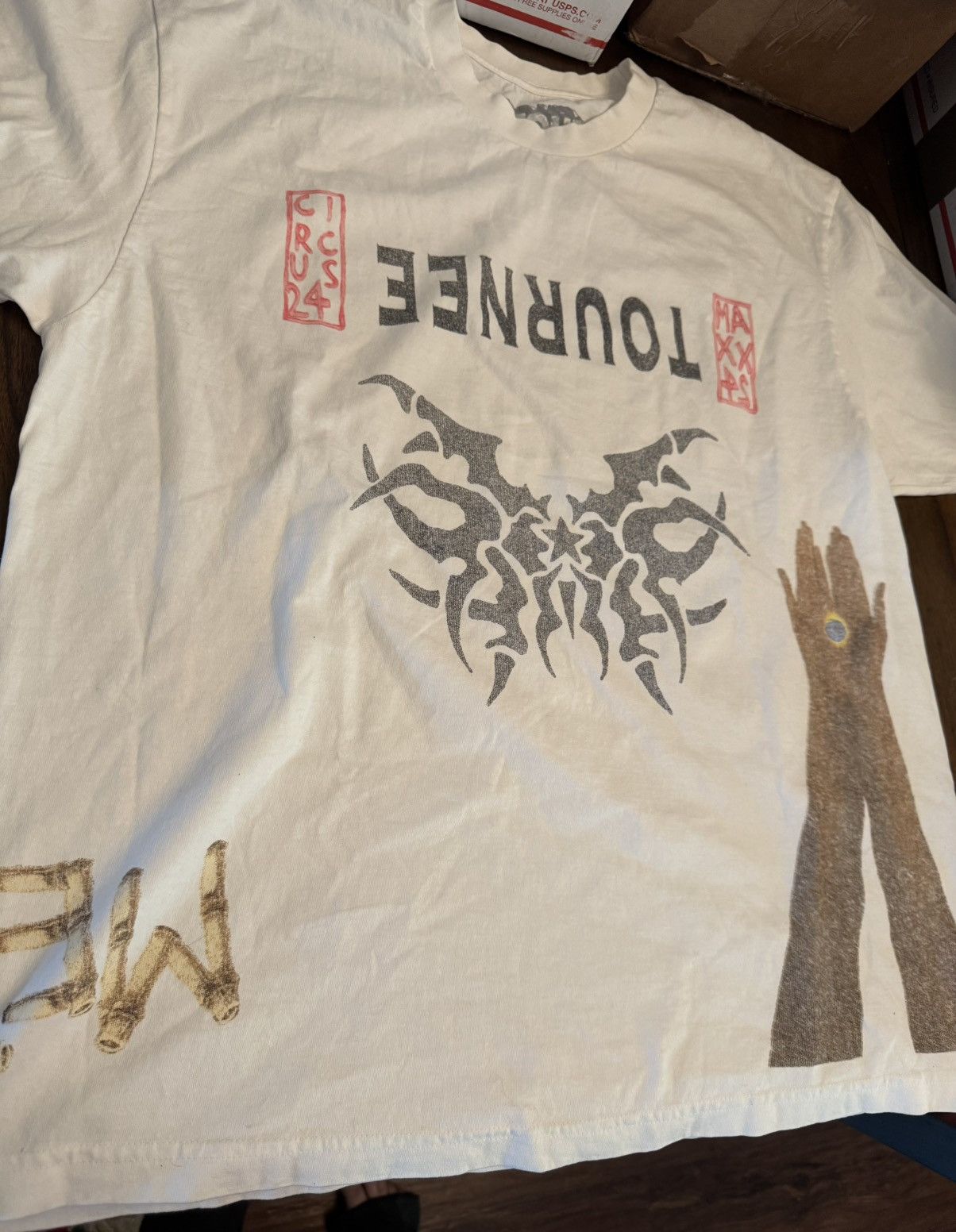 Travis Scott Travis Scott Utopia MetLife Stadium Exclusive Tournee Tee ...