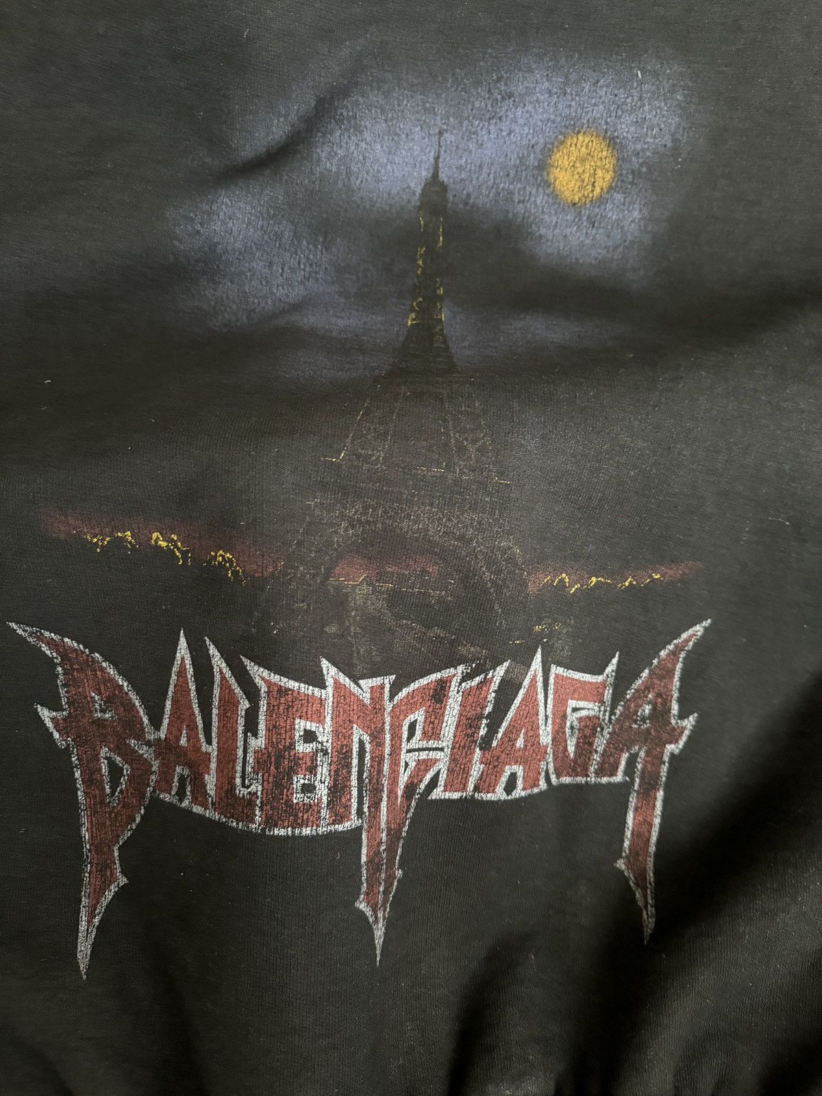 Balenciaga SOLD. Balenciaga Paris Moon Zip-Up Hoodie | Grailed