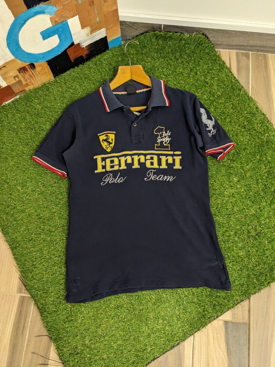 Ferrari × Polo Ralph Lauren × Vintage 90s Ferrari Polo La Martina Team ...
