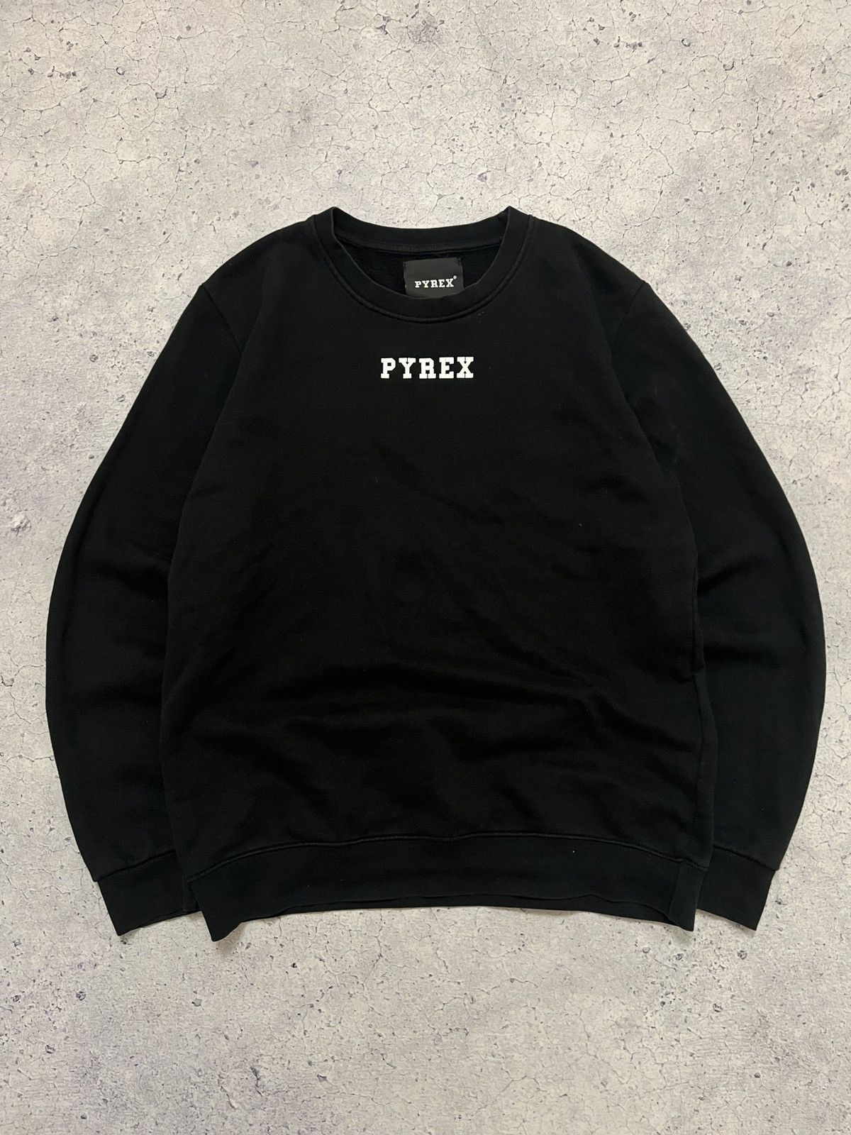 Pyrex Vision × Virgil Abloh Pyrex Big printed Logo Sweatshirt | Grailed