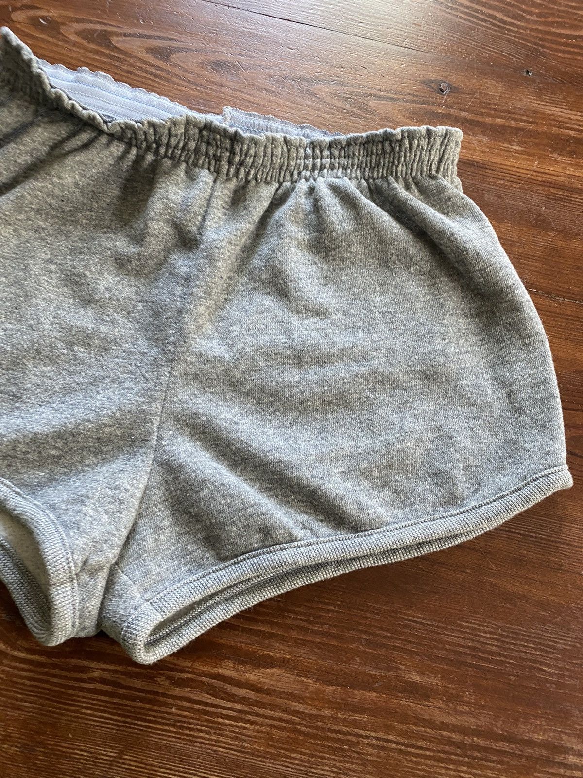 Vintage Vintage 80’s Discus Grey Running Sweat Short Shorts | Grailed