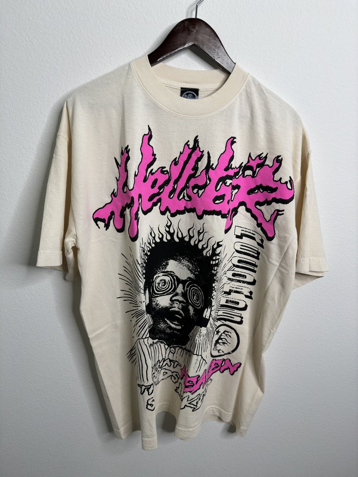 HELLSTAR Hellstar Studios Sounds Like Heaven Tee Cream | Grailed