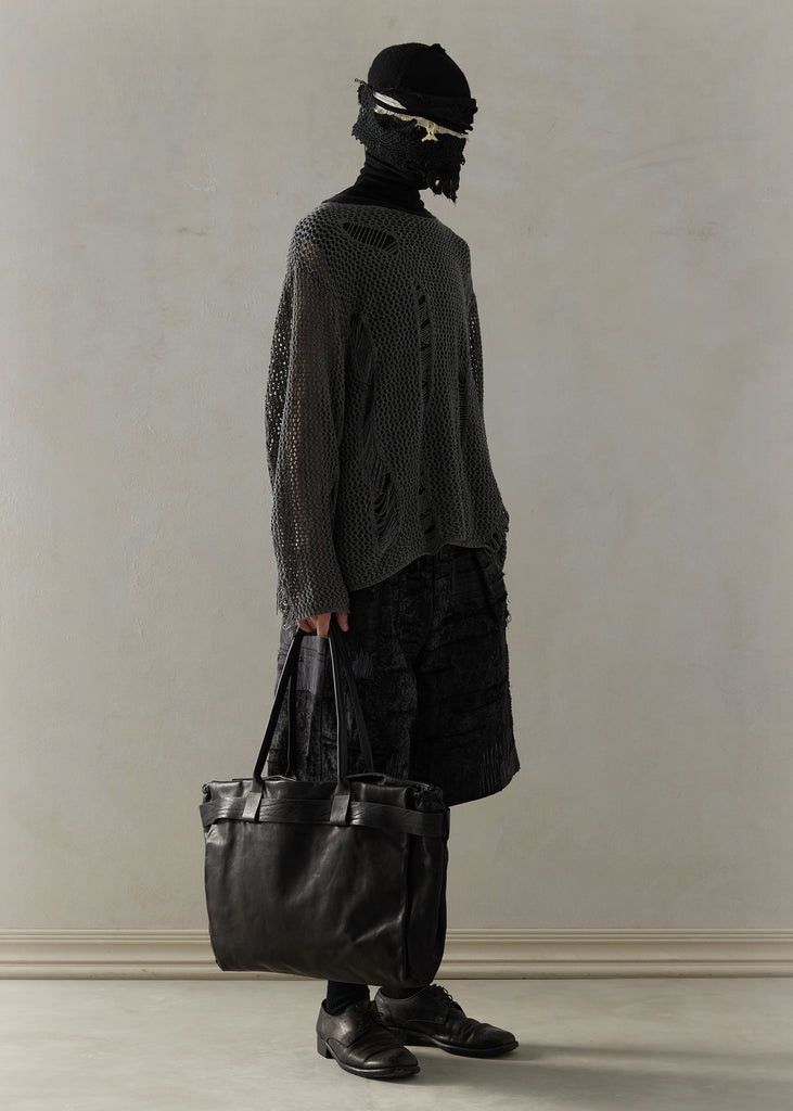 Archival Clothing × Professor.E Professor E. E-Shadow Horse Leather Tote Bag | Grailed
