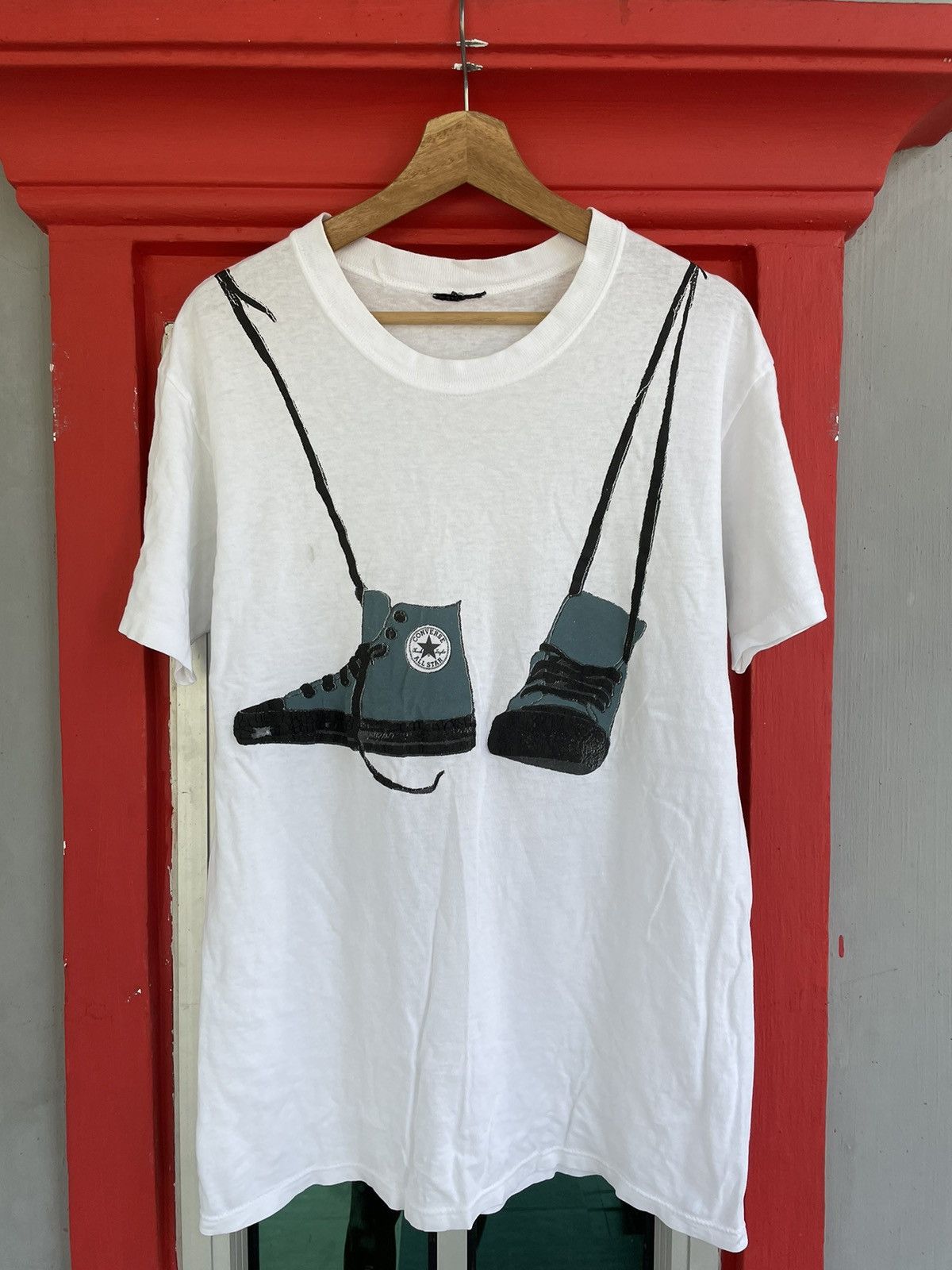 Vintage Rare Vintage 90s Converse Jack Parcel Highcut Tee | Grailed