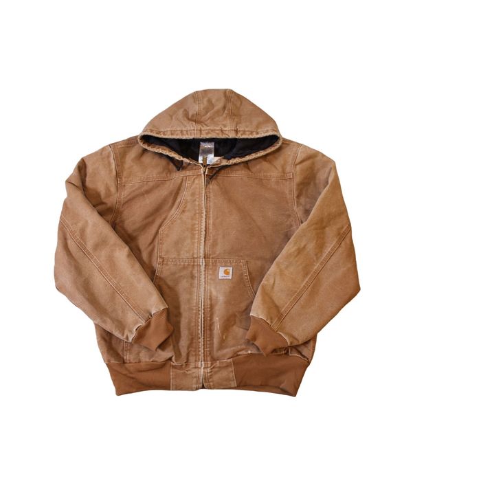 Carhartt Vintage Carhartt Zip-up Workwear Jacket Full Zipped Hoodie M ...