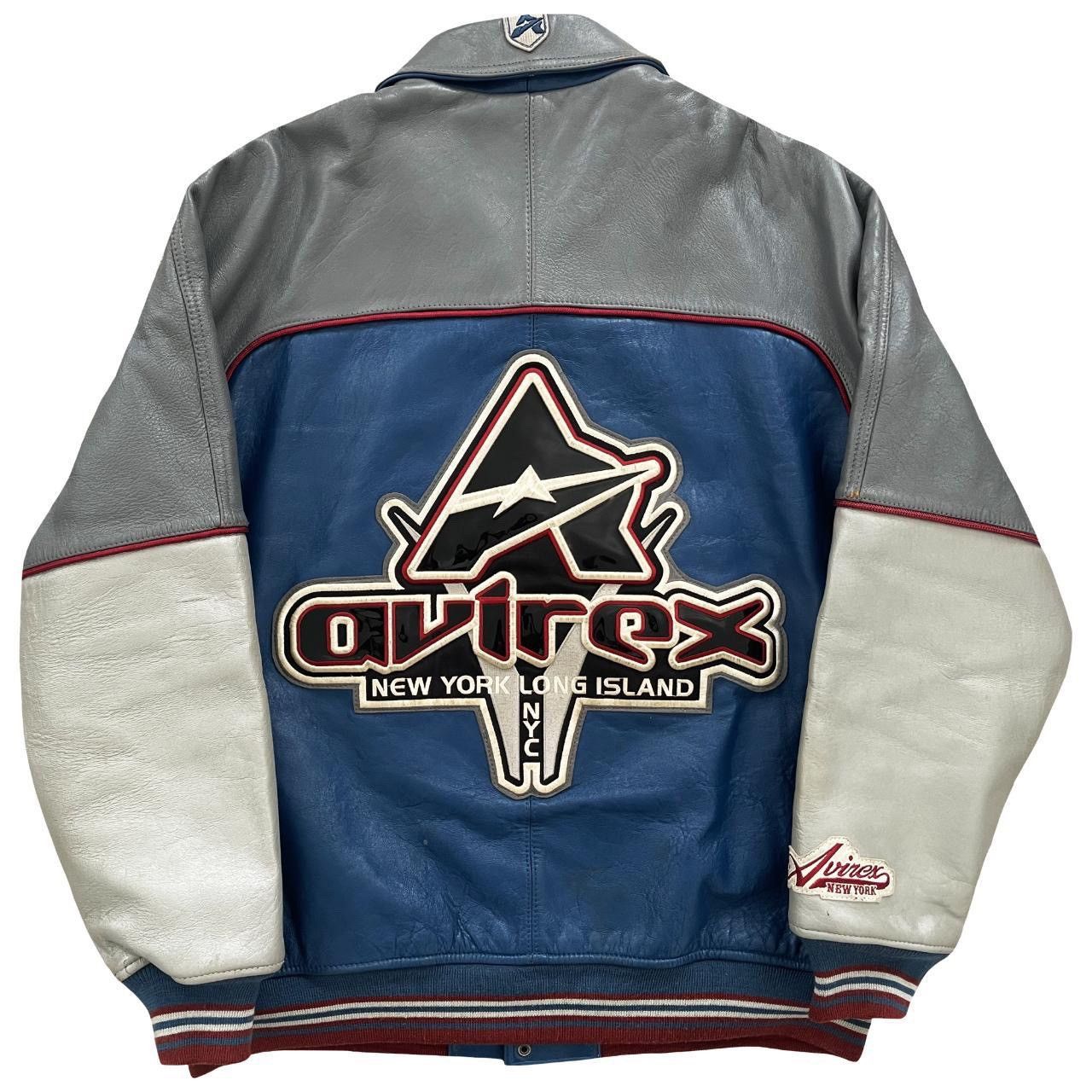 Avirex Avirex Leather Varsity Jacket | Grailed