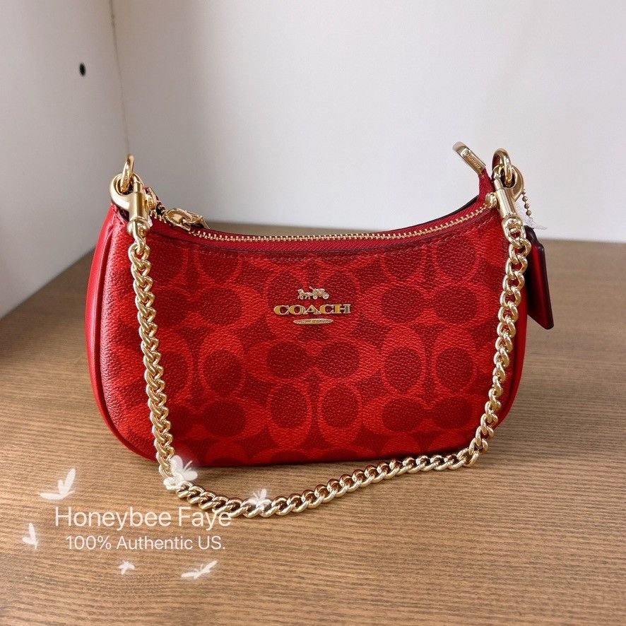 Coach Teri Mini Crossbody Bag In Signature Canvas CW323 | Grailed
