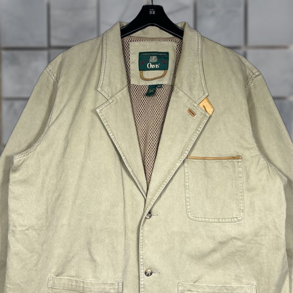 Orvis Orvis Zambezi Button Hunting Utility Field Jacket Tan Men 2XL ...