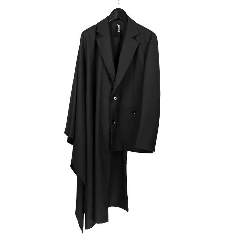 Ground Y Gabardine Cloak Docking Jacket | Grailed