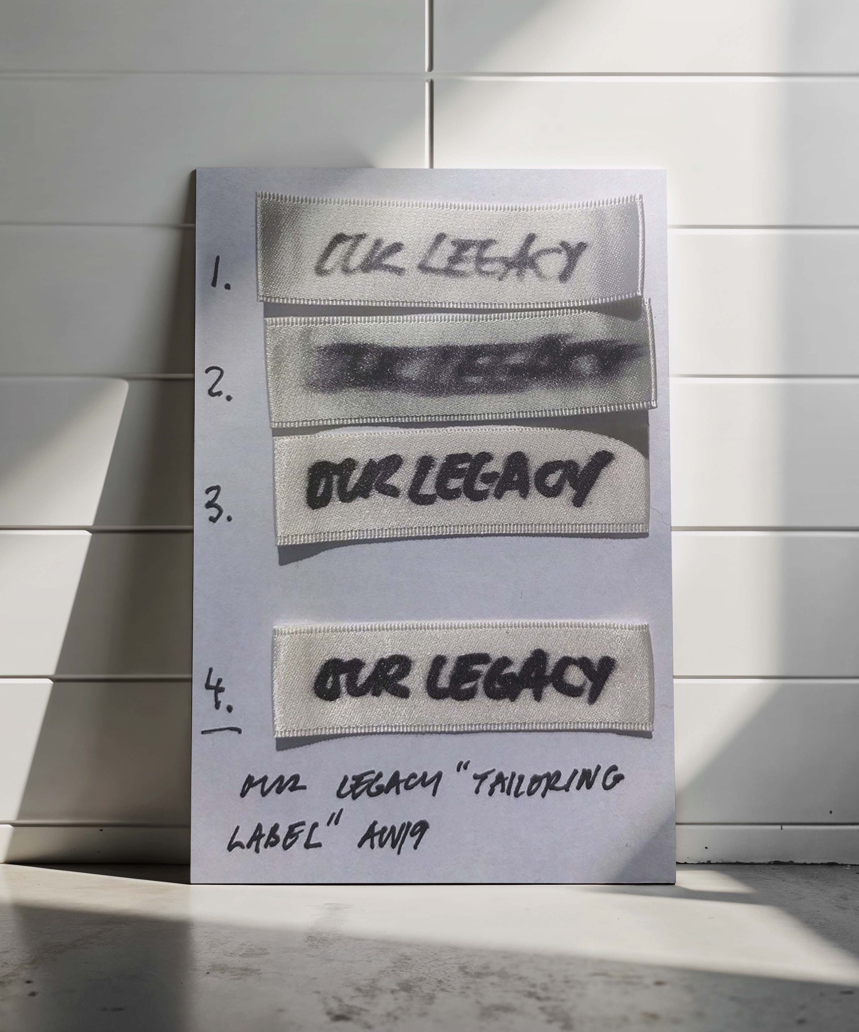 Our Legacy Our Legacy Sample Poster Print Gift Vintage Archive | Grailed