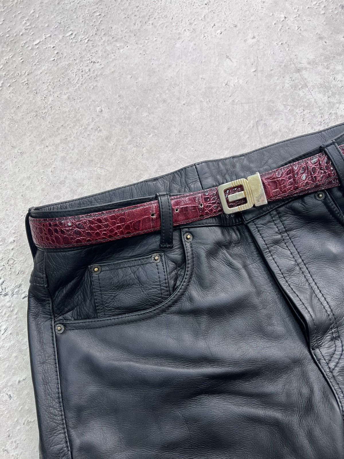 Avant Garde × Luxury × Vintage VINTAGE LEATHER CROCODILE KMRII STYLE ...