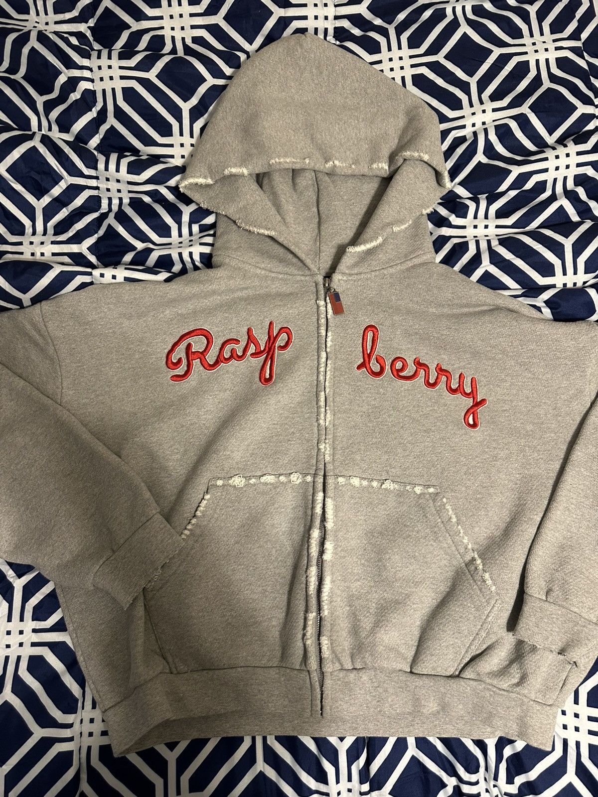The GV Gallery Raspberry Script Zip Up | Grailed