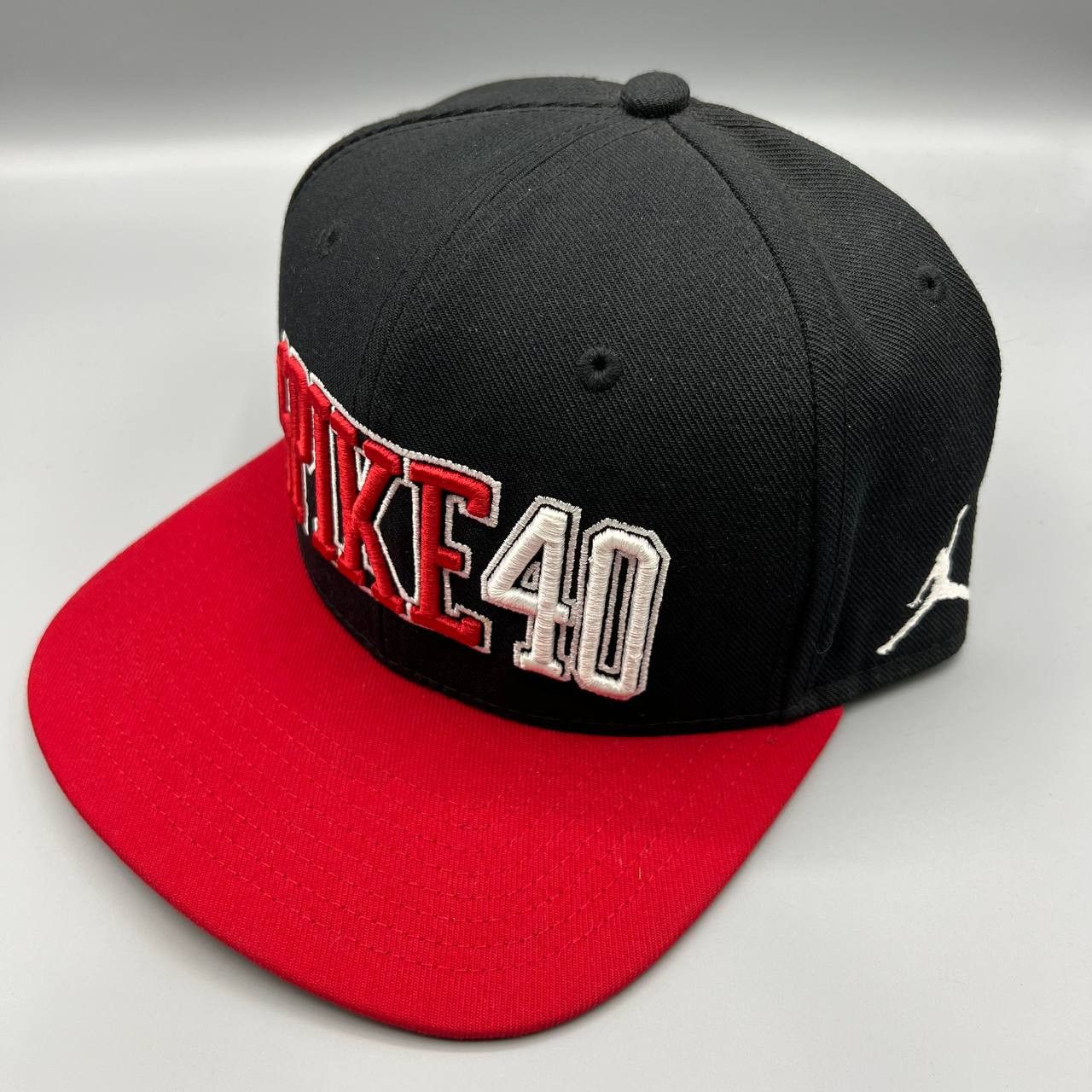 Jordan Brand Air Jordan Hat Men Black Red Jumpman Spike 40 Snap Back ...