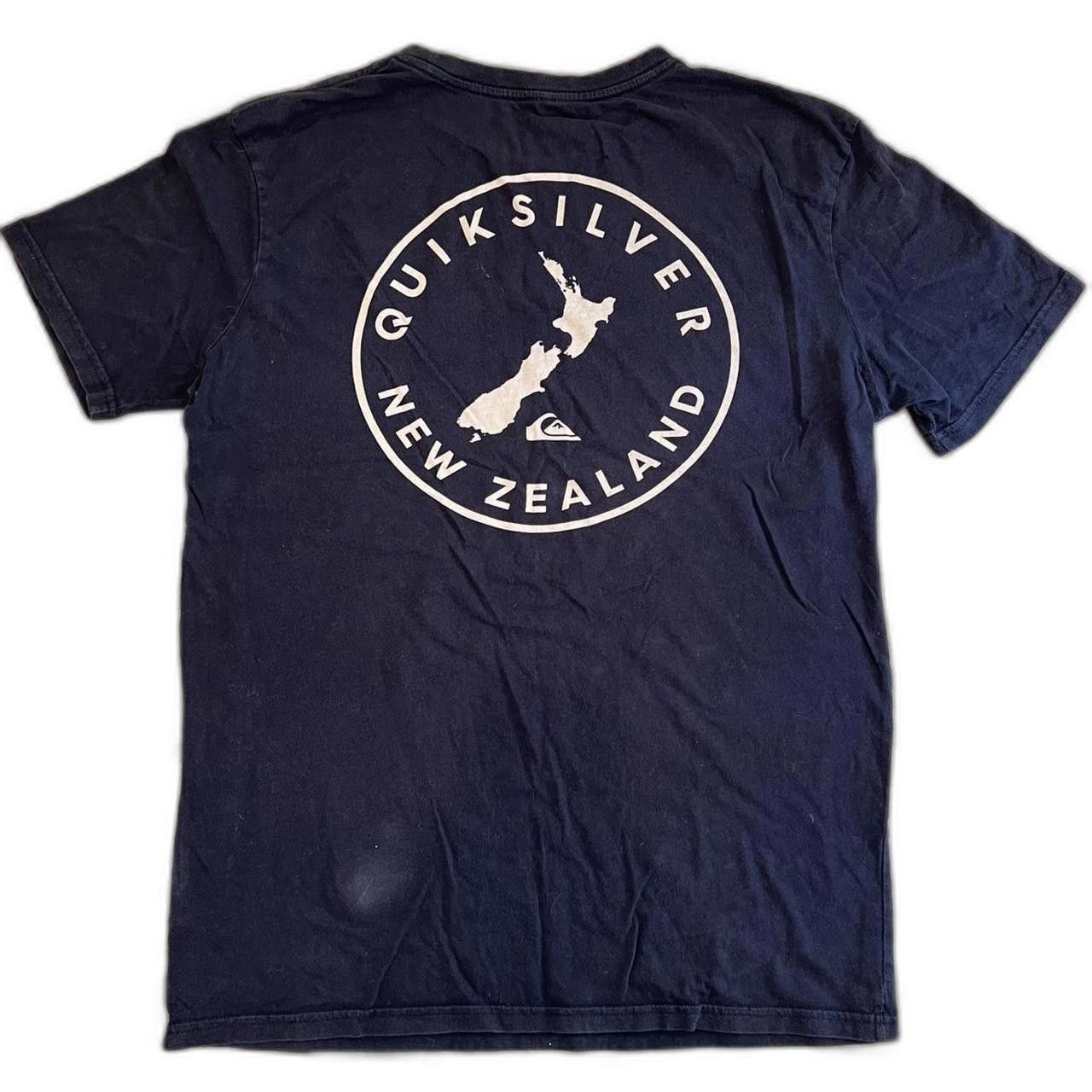 Quiksilver 2000s Quicksilver New Zealand Navy T-Shirt Rare | Grailed