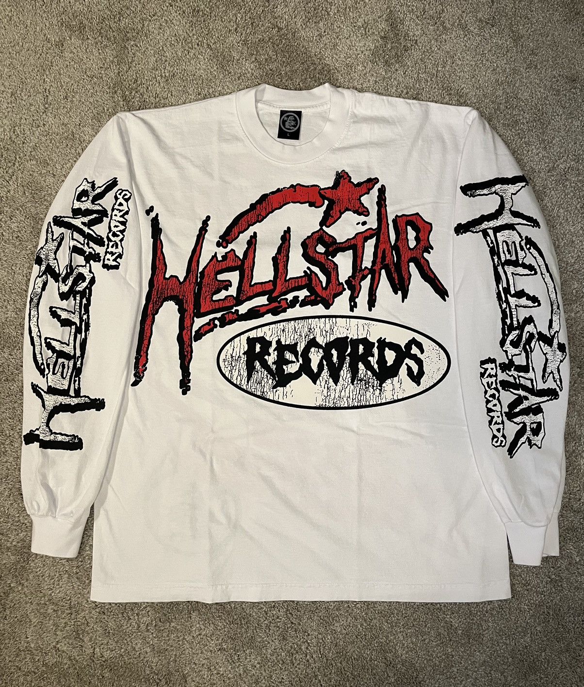 HELLSTAR Hellstar Records Longsleeve T-Shirt | Grailed