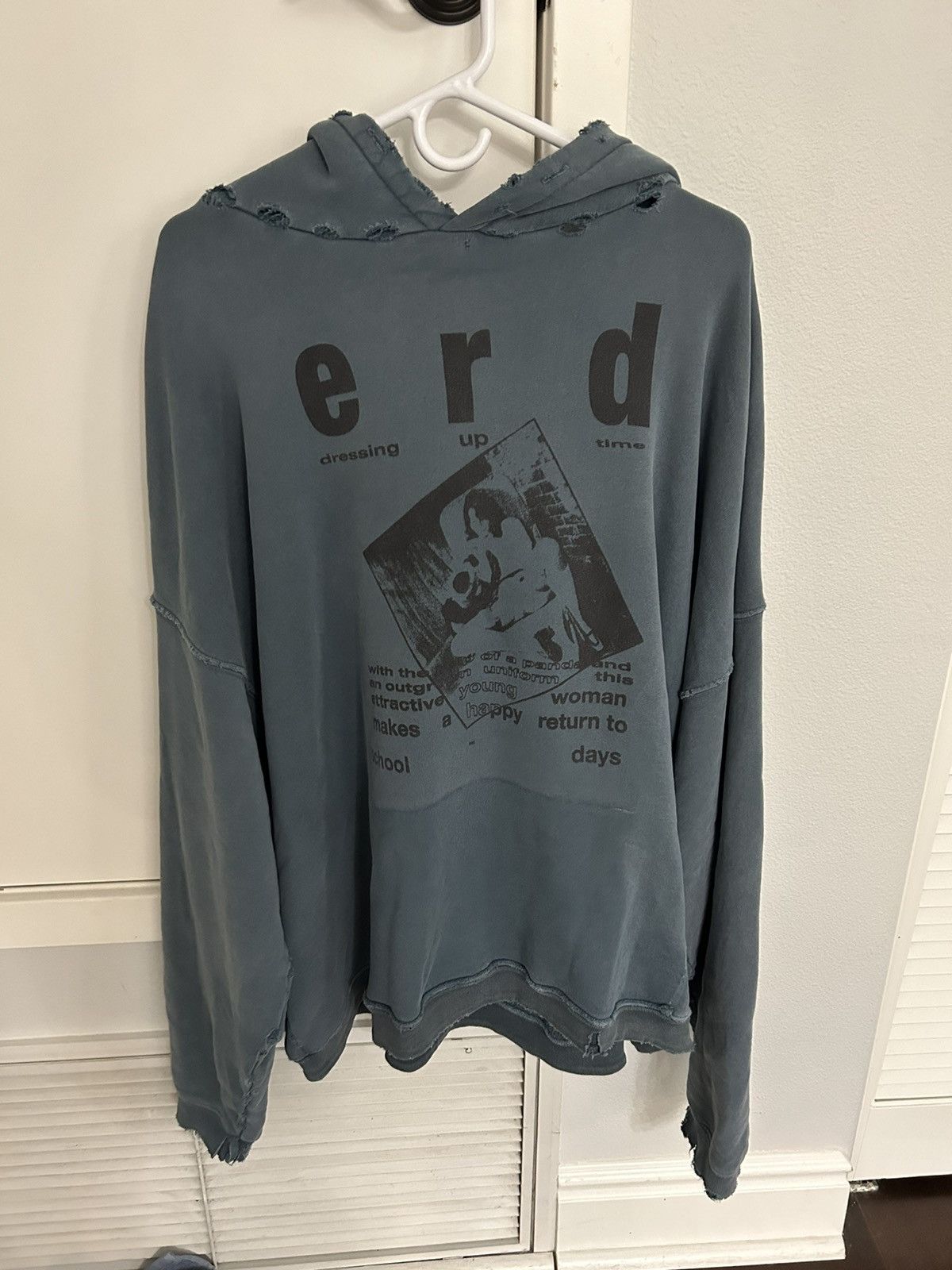 Enfants Riches Deprimes ERD School Days/ Dressing up distressed Hoodie ...