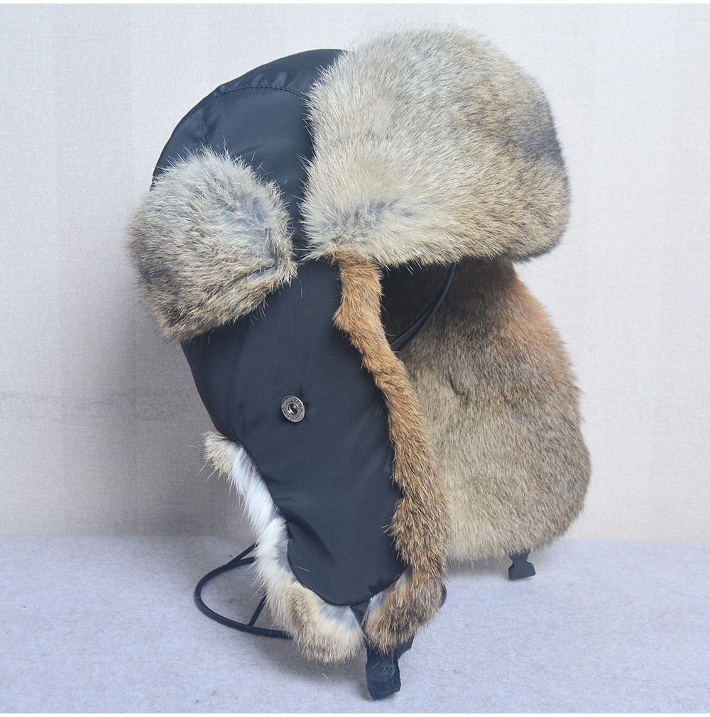 Vintage Natural Rabbit Fur Hat | Grailed