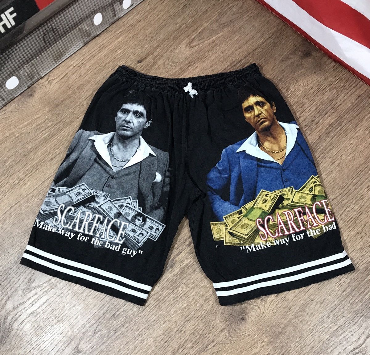 Streetwear × Very Rare × Vintage Vintage Shorts Scarface 90s Rare | Grailed