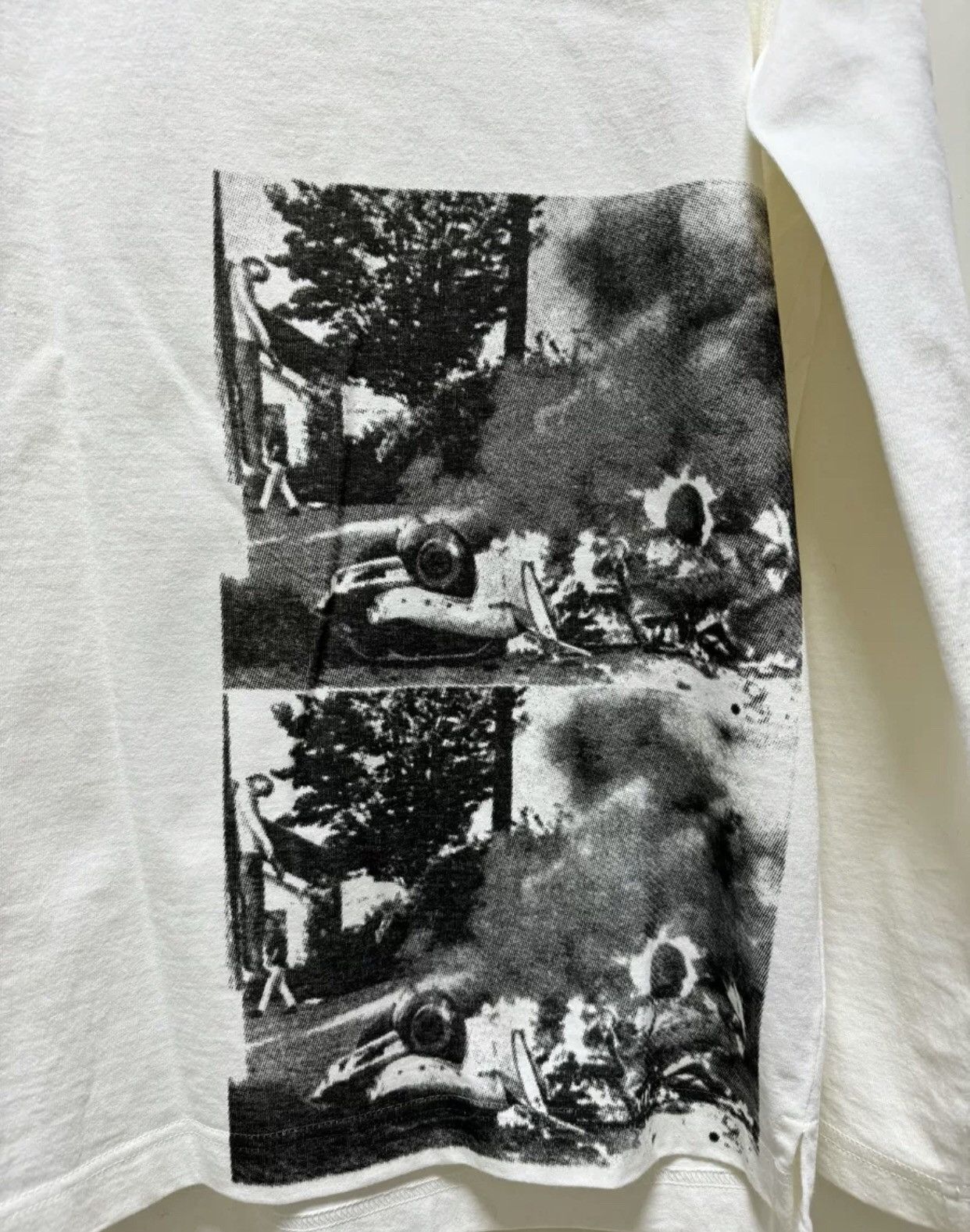 Raf Simons Raf Simons x CALVIN KLEIN Andy Warhol Printed Long Sleeved ...