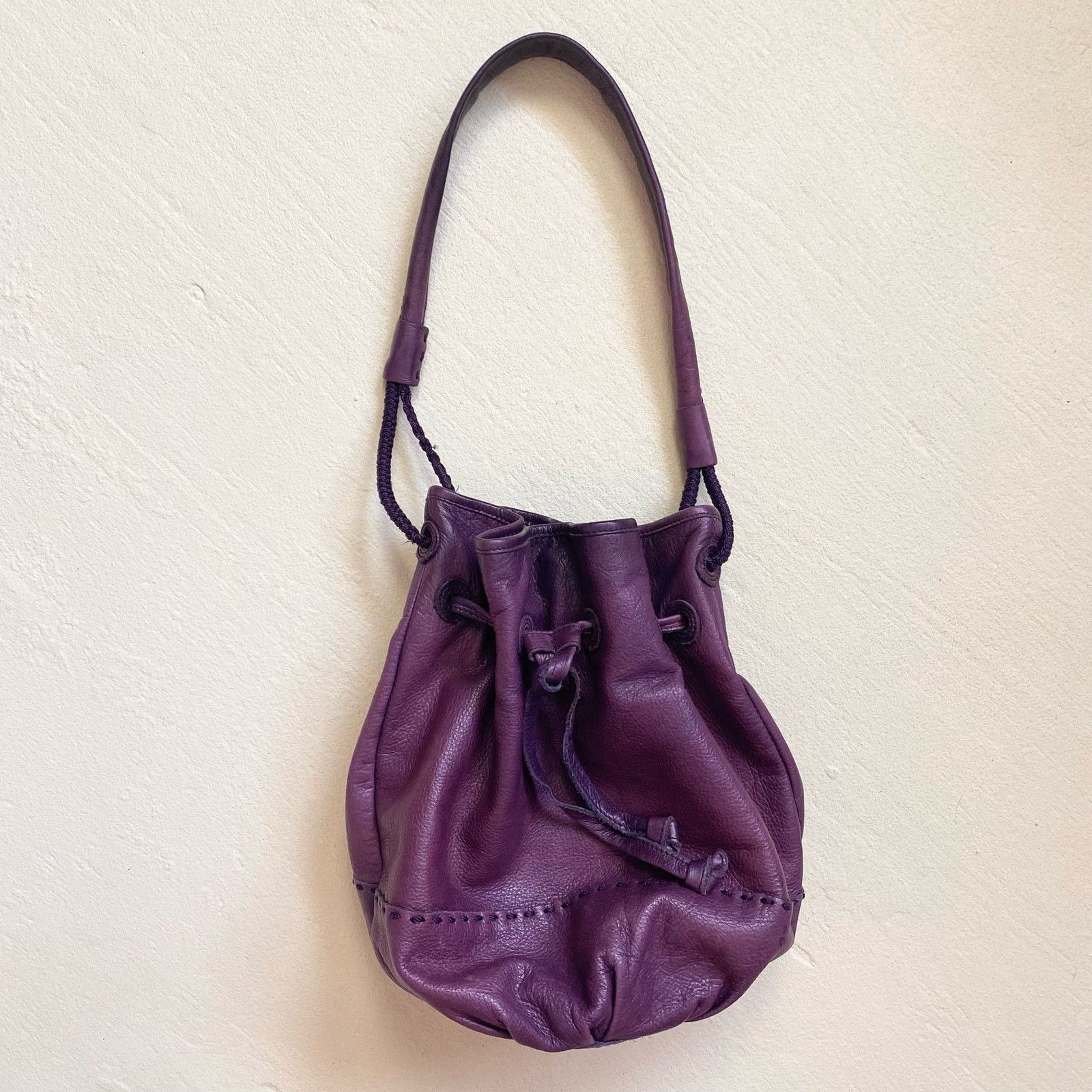 The Sak The Sak Purple Leather Hobo Bucket Bag | Grailed