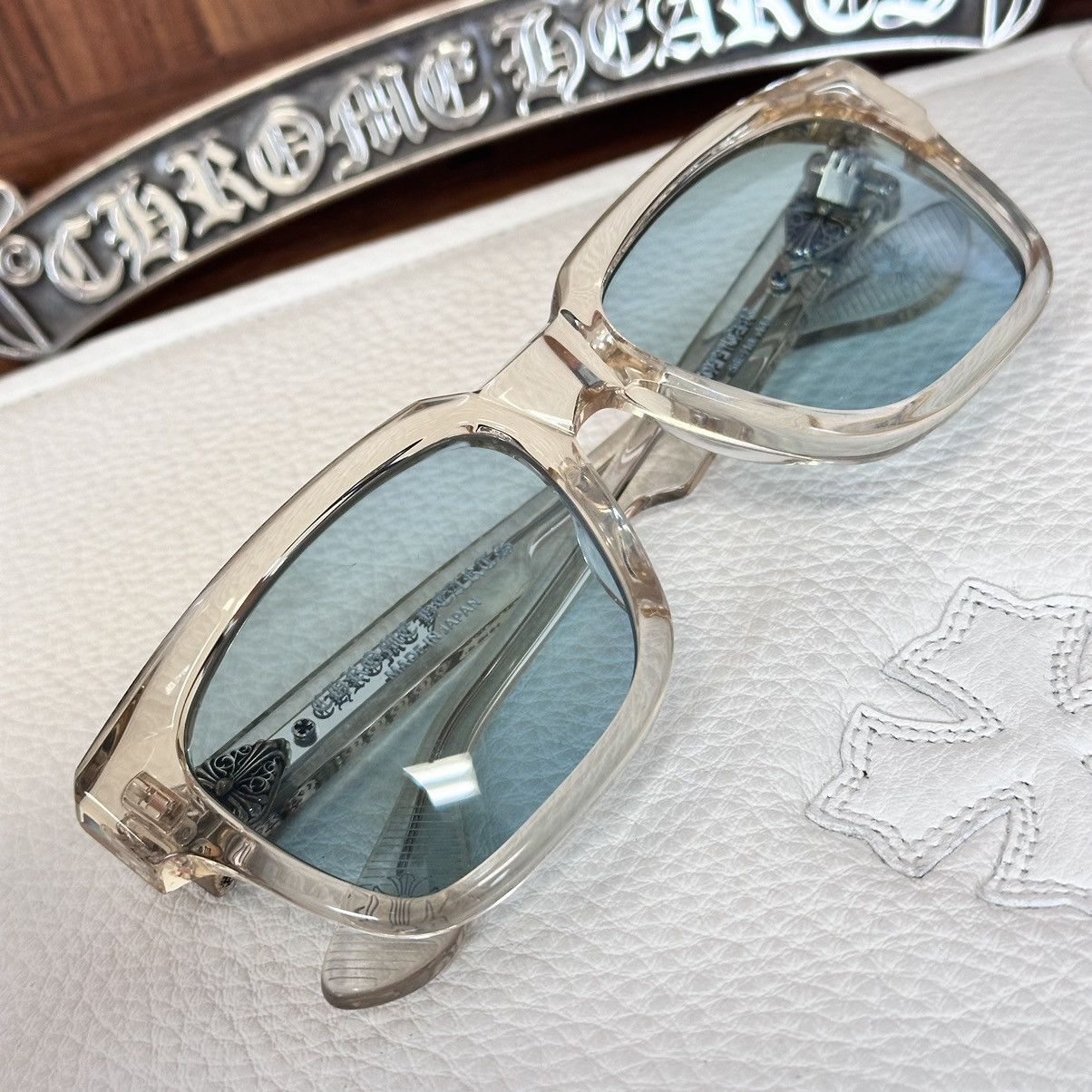 Chrome Hearts Chrome Hearts Box Officer Sunglasses | Grailed