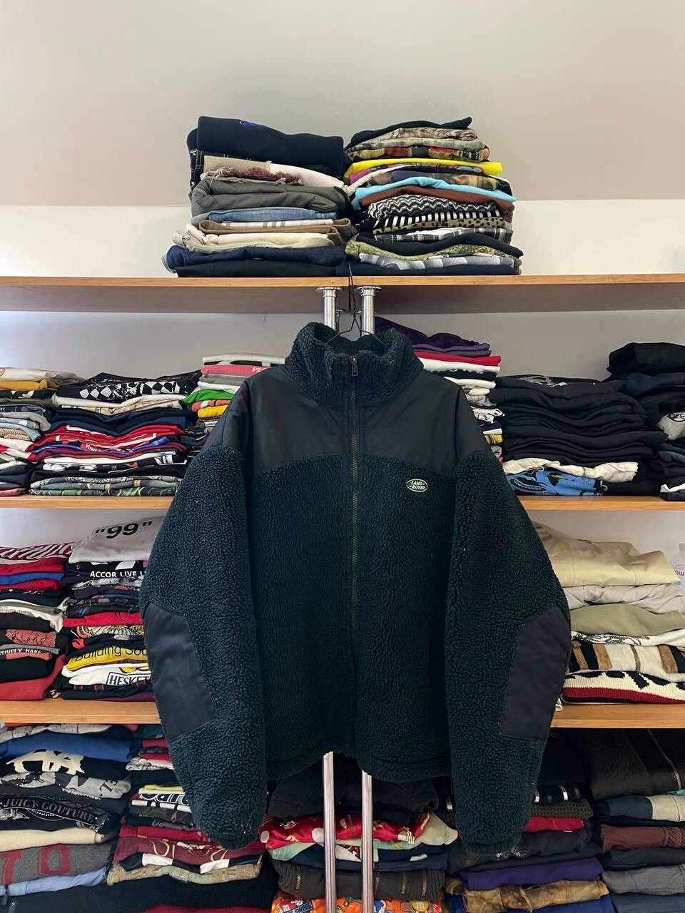 Vintage Vintage Land Rover Forest Green RARE 2000’s Fleece Jacket | Grailed