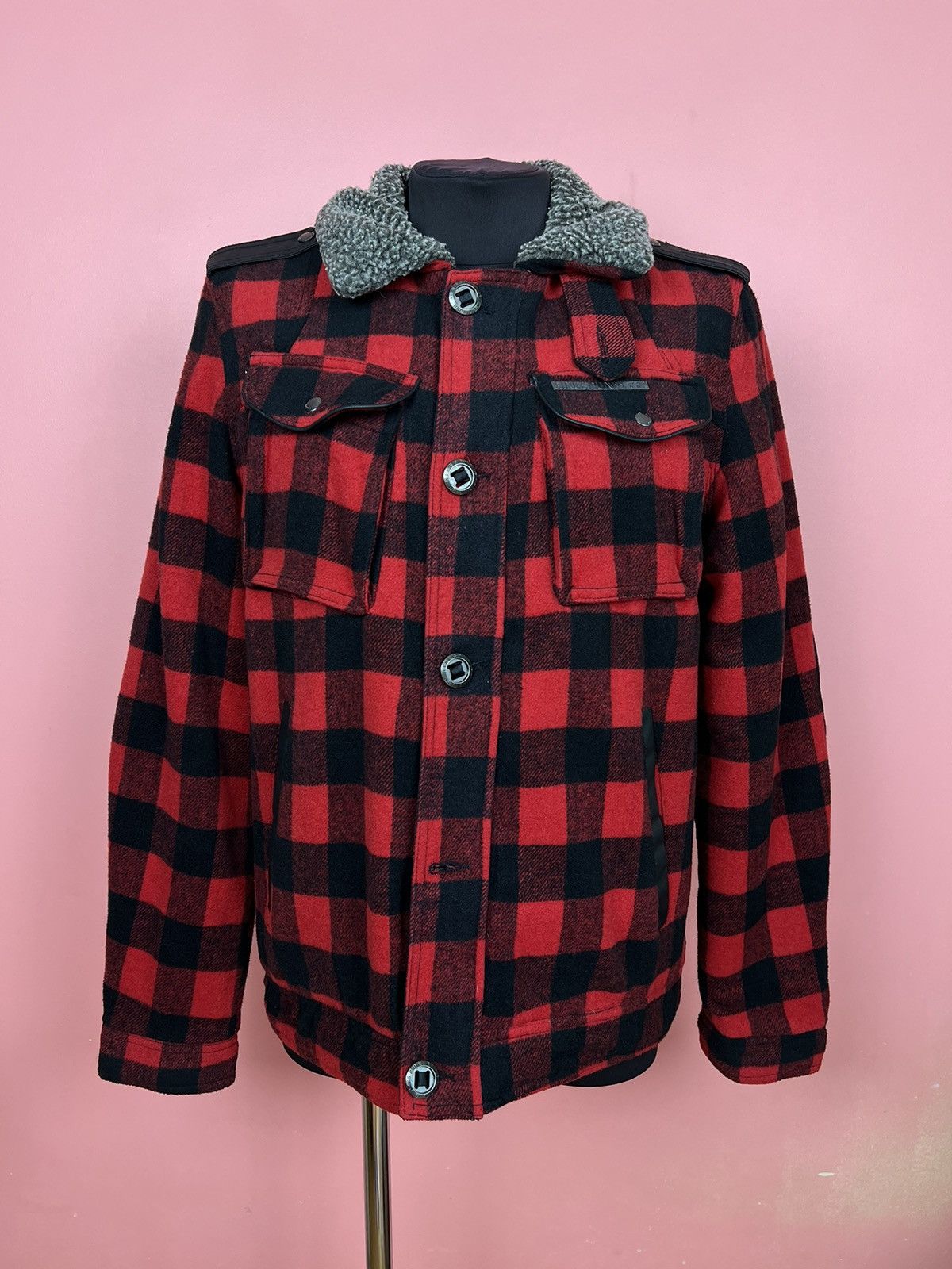 Hype × Ringspun × Streetwear Ringspun rare vintage wool jacket hype ...