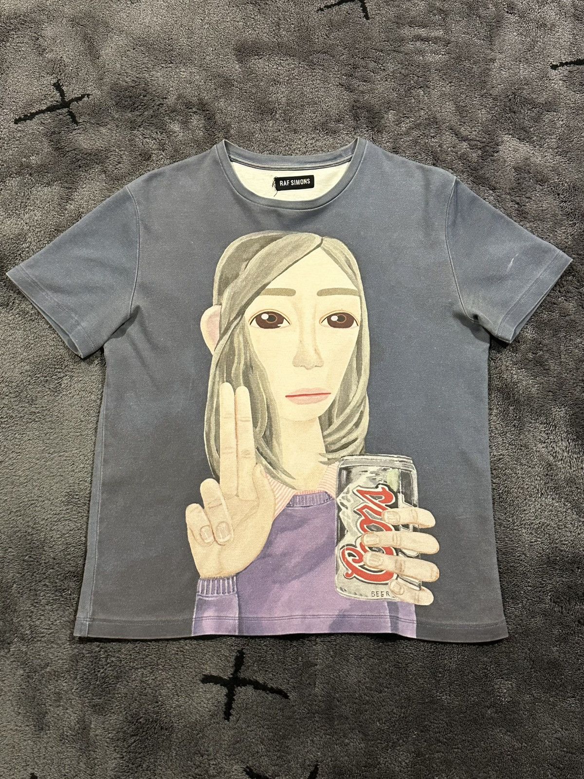 Raf Simons SS13 Brian Calvin Coors Tee | Grailed