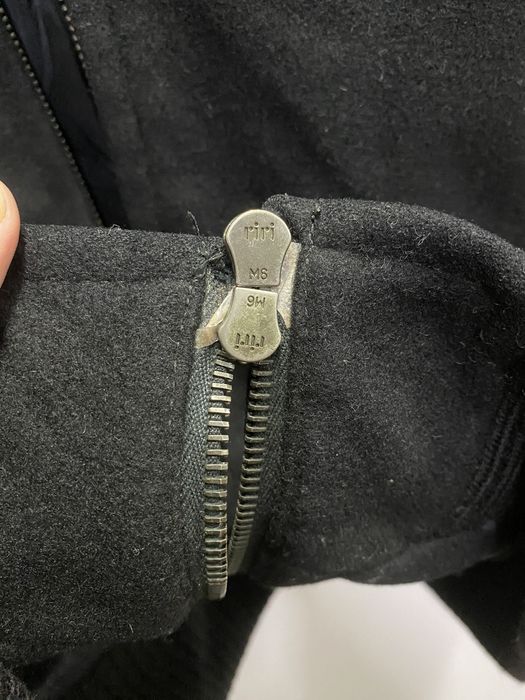 Attachment Attachment Leather Sleeve Zipper Jacket | Grailed