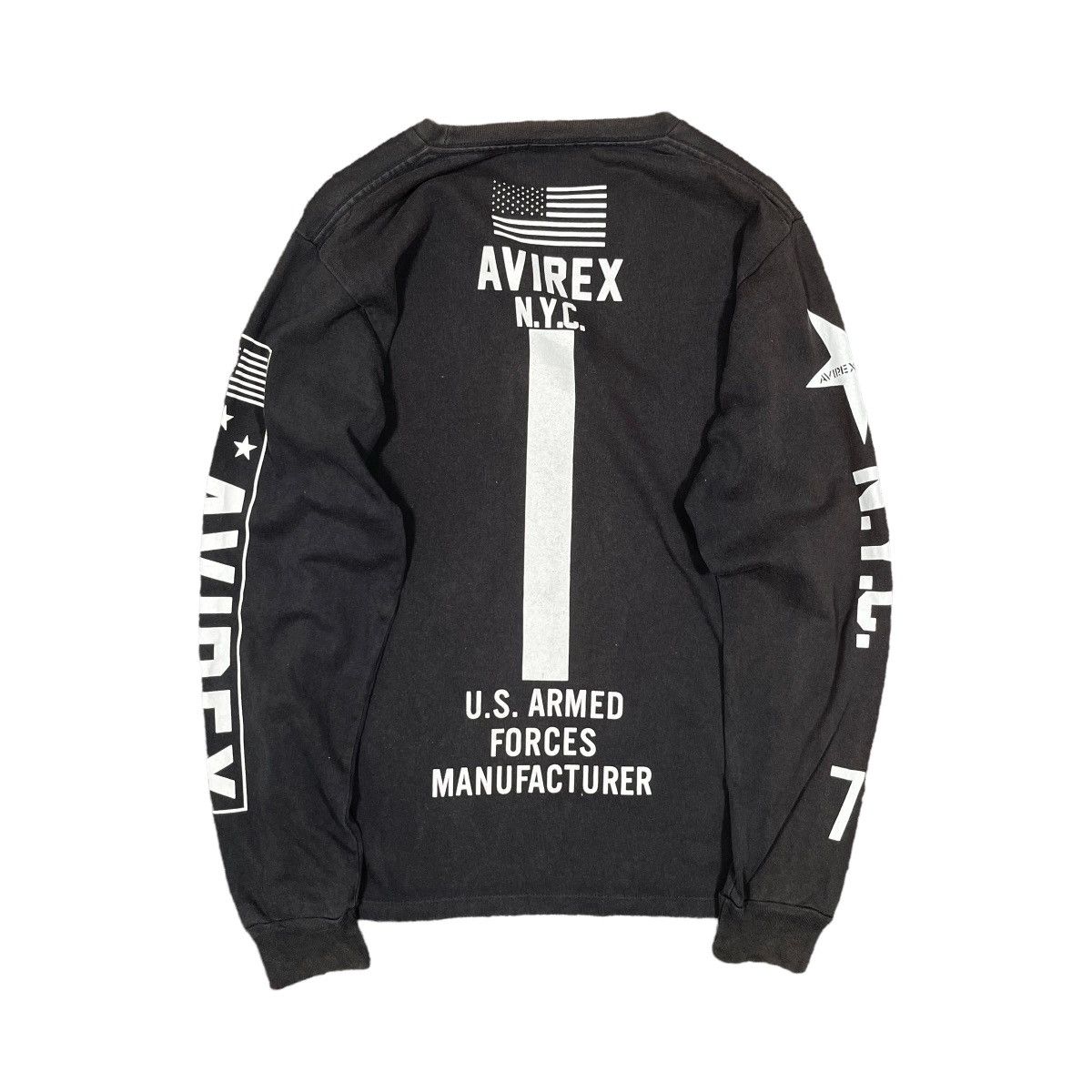 Military Avirex Taped Faded Army T Shirt | Grailed