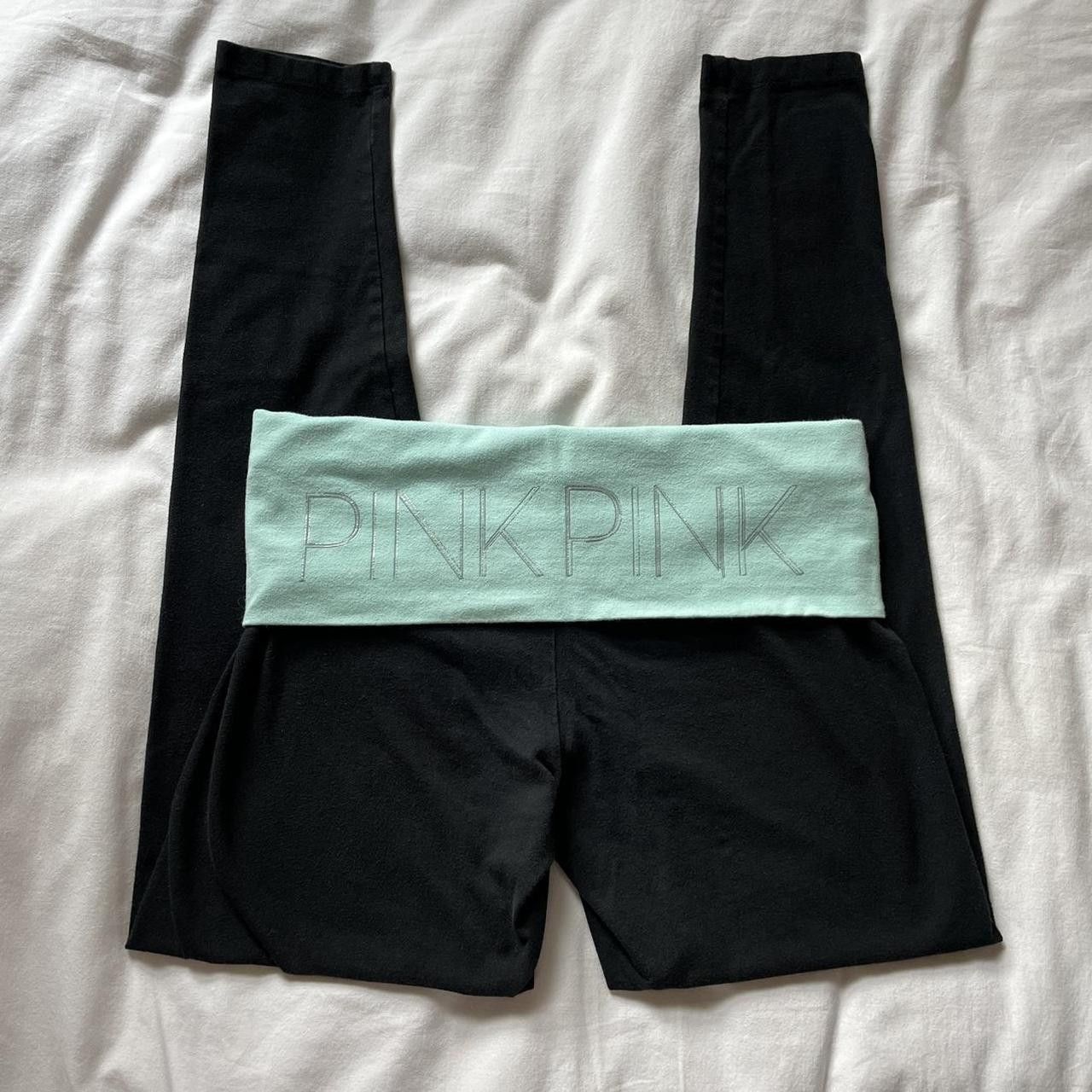 Victoria's Secret 2000s VS Pink Fold-Over Leggings | Grailed