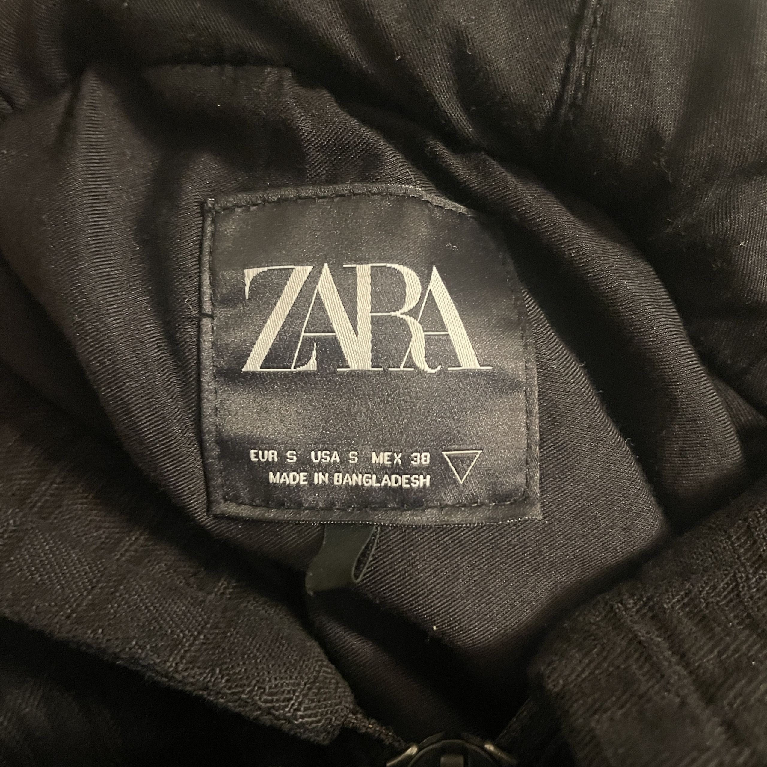 Zara ZARA - Black Textured Pattern Jacket | Grailed